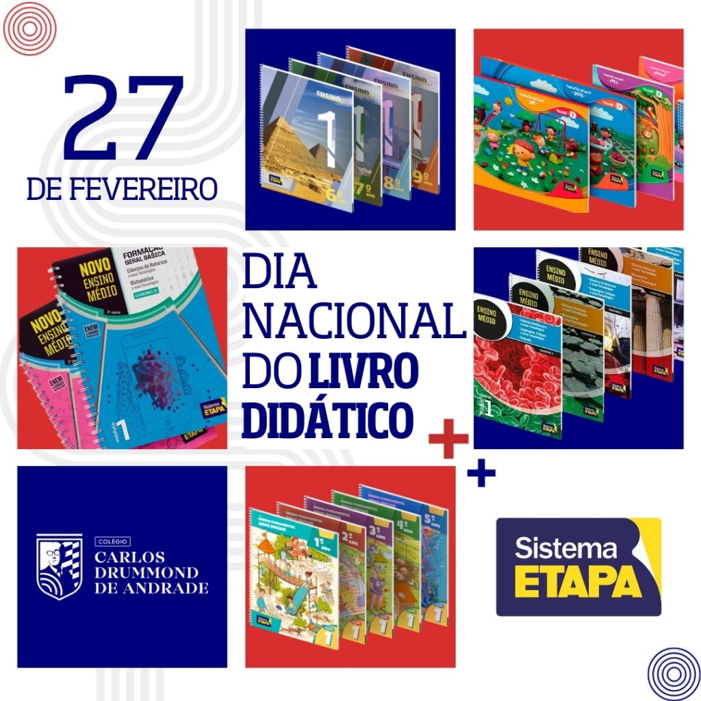 DIA NACIONAL DO LIVRO DIDÁTICO – CCDA – Colégio Carlos Drummond de Andrade